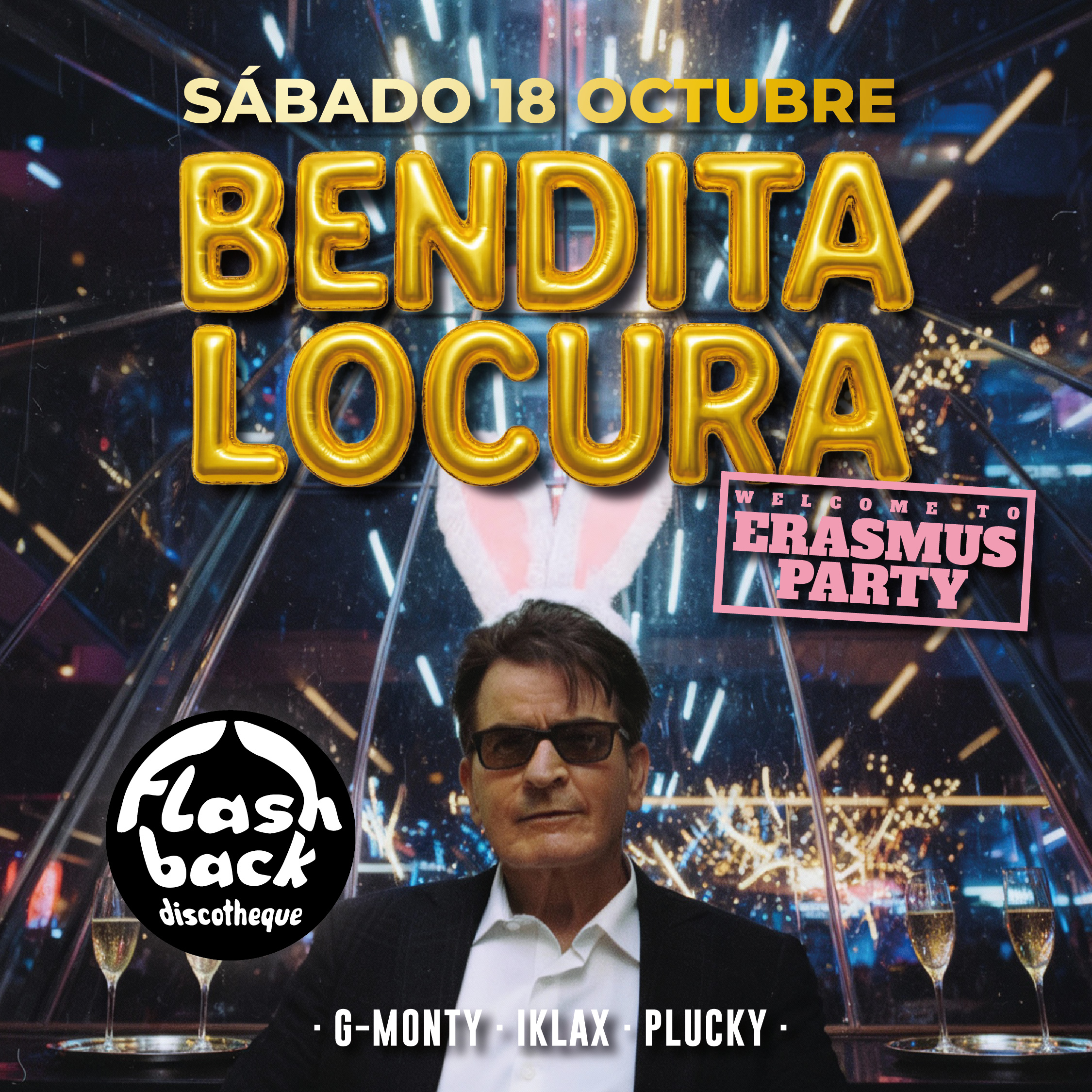 Flash Back Disco Salou Desde 1969 BENDITA LOCURA!!!!- ERASMUS PARTY- SÁBADO 18 DE OCTUBRE ...